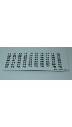 22909 AMS Selection labels Numeric - A&M Equipment Sales